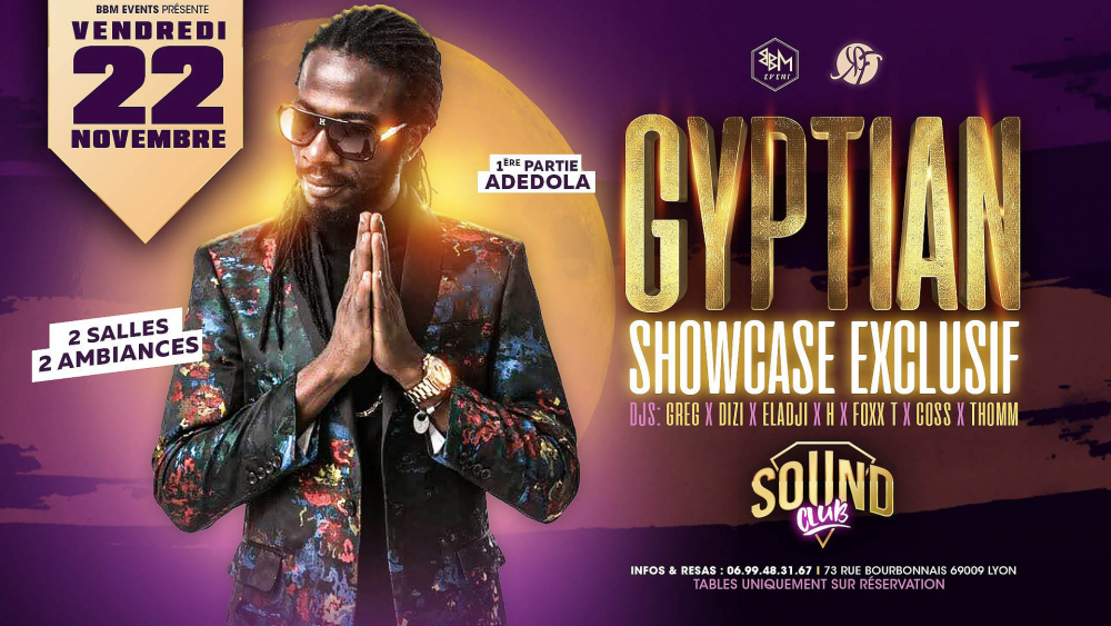 Concert - Gyptian Showcase - AGENDA ALLIANCE MUSIK